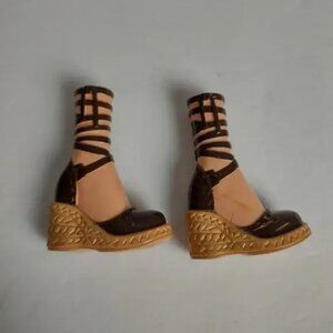 Barbie | Toys | Barbie My Scene Doll Shoes Lace Up Strappy Wedge ...